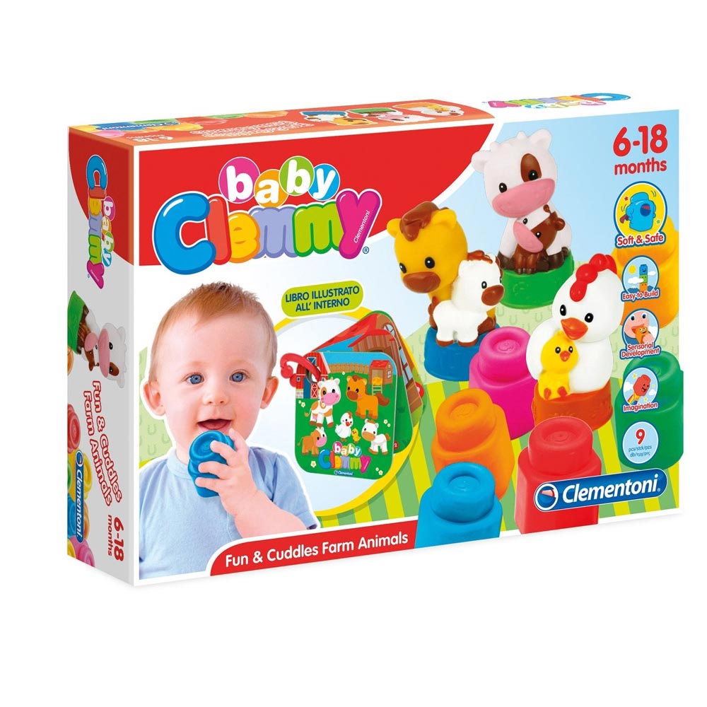 CLEMENTONI CLEMMY BABY KOCKE FARMA | Dexy Co Kids