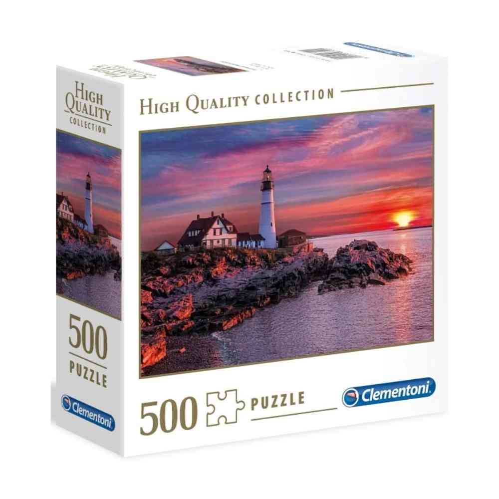 CLEMENTONI PUZZLE 500 PORTLAND HEAD LIGHT | Dexy Co Kids