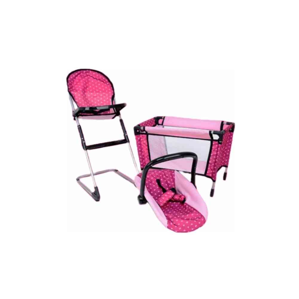 IGRACKA DOLLS HRANILICA ZA BEBE SA KREVETOM I SJEDISTEM ZA AUTO | Dexy ...