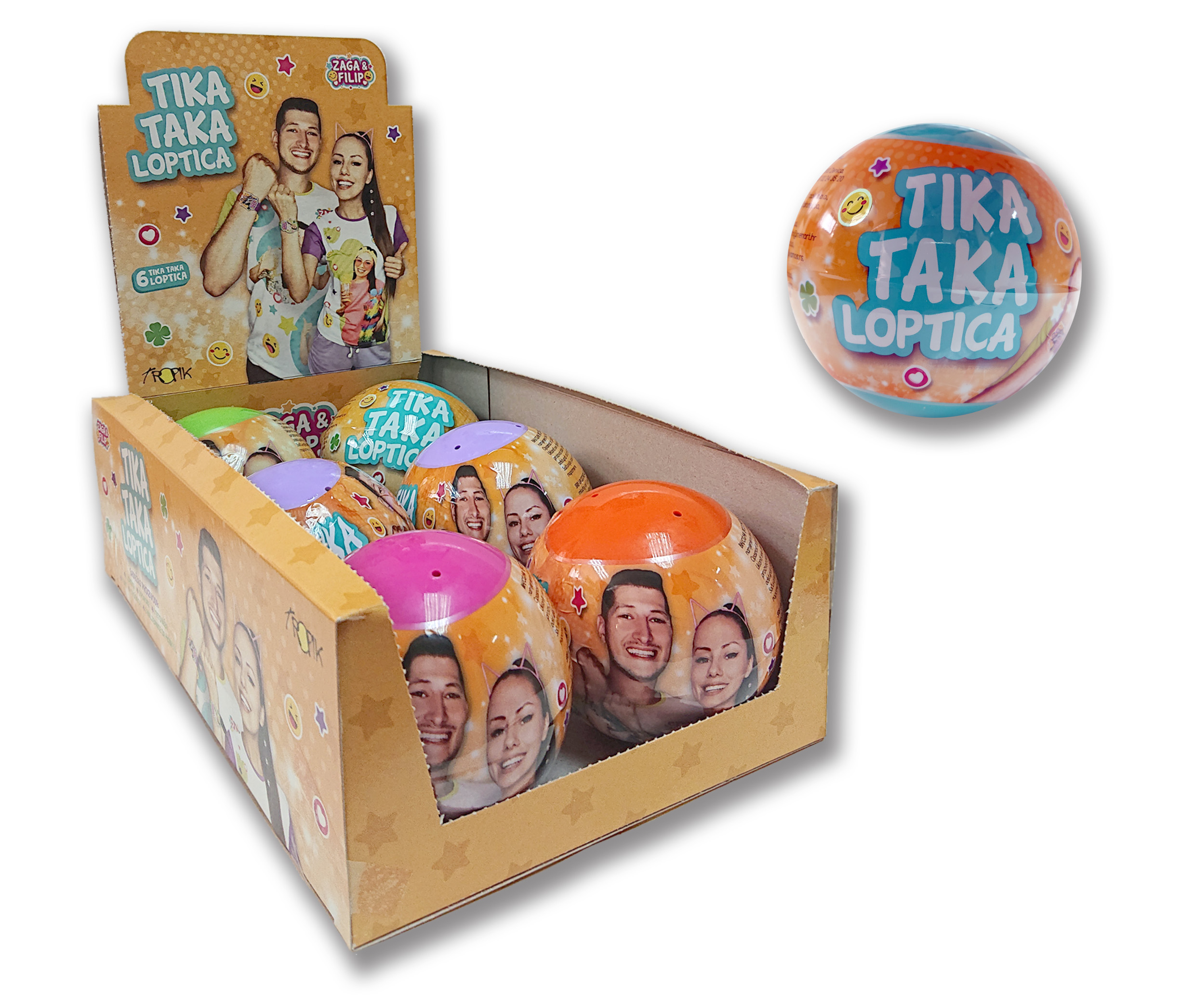 TIKA TAKA LOPTICA - ZAGA I FILIP | Dexy Co Kids